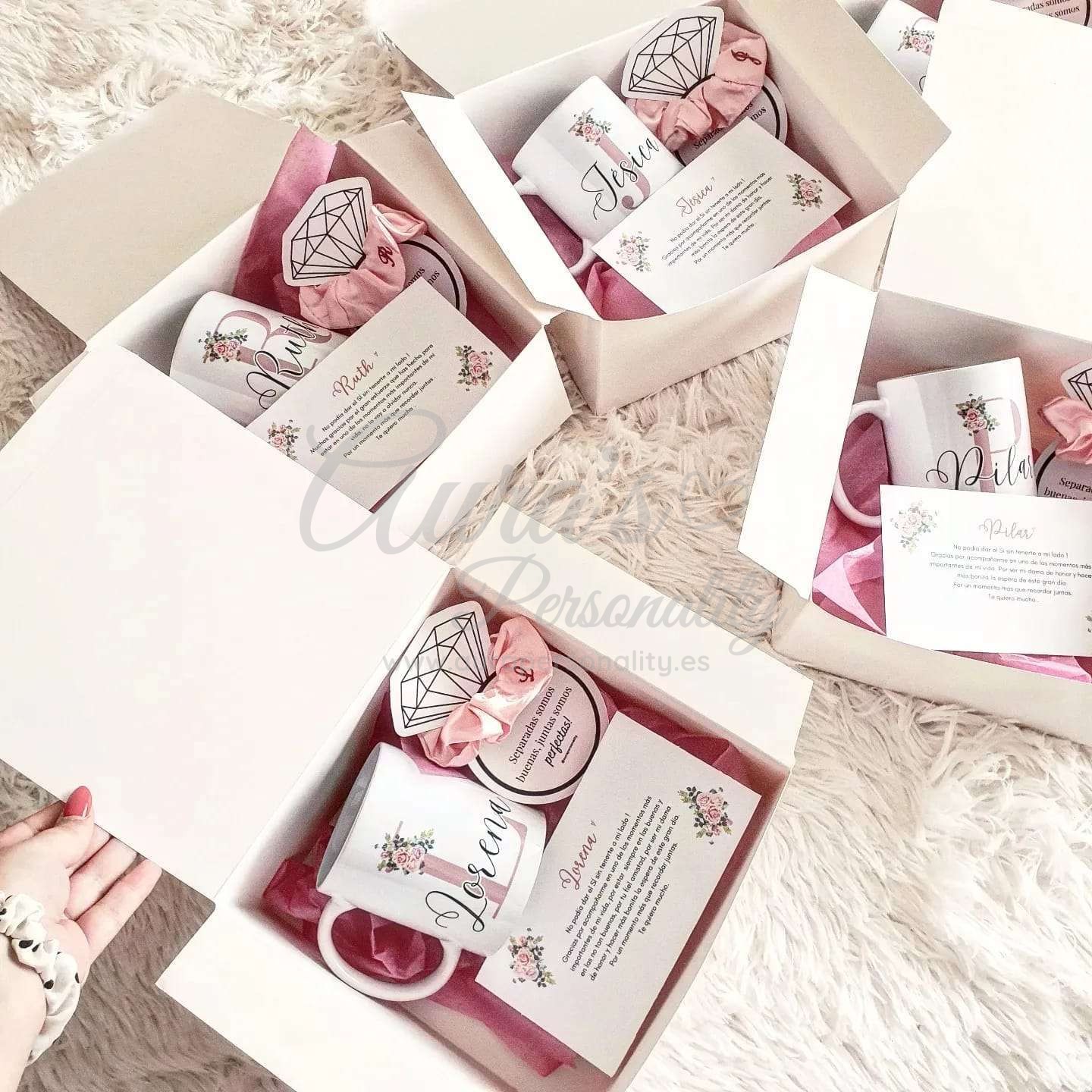 Pedida de dama de honor, caja personalizada boda, quieres ser mi dama ...